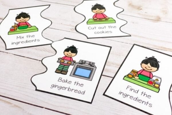 Free Printable Gingerbread Sequencing Activities