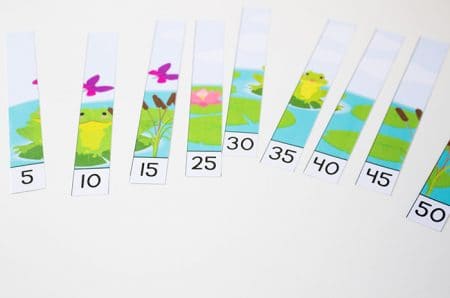 Free Printable Frog Skip Counting Puzzles - Life Over C's