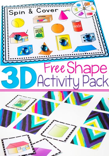 Free Printable 3D Shapes Activities for Kids