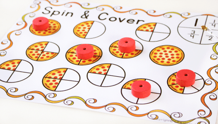 Free Printable Pizza Fraction Activity Pack