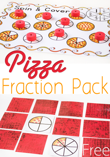 Free Printable Pizza Fraction Activity Pack