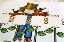 Free Printable Scarecrow Word Building Mat for CVCe Words
