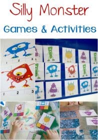 Free Printable Monster Math Pack for Preschoolers
