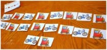 Free Printable Transportation Theme Pattern Cards & Book