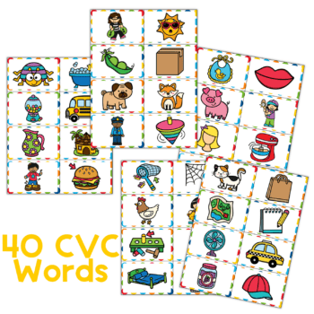 CVC Card Game: Vowel Sound Slap It! - Life Over C's