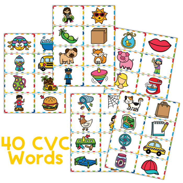 CVC Card Game: Vowel Sound Slap It! - Life Over C's