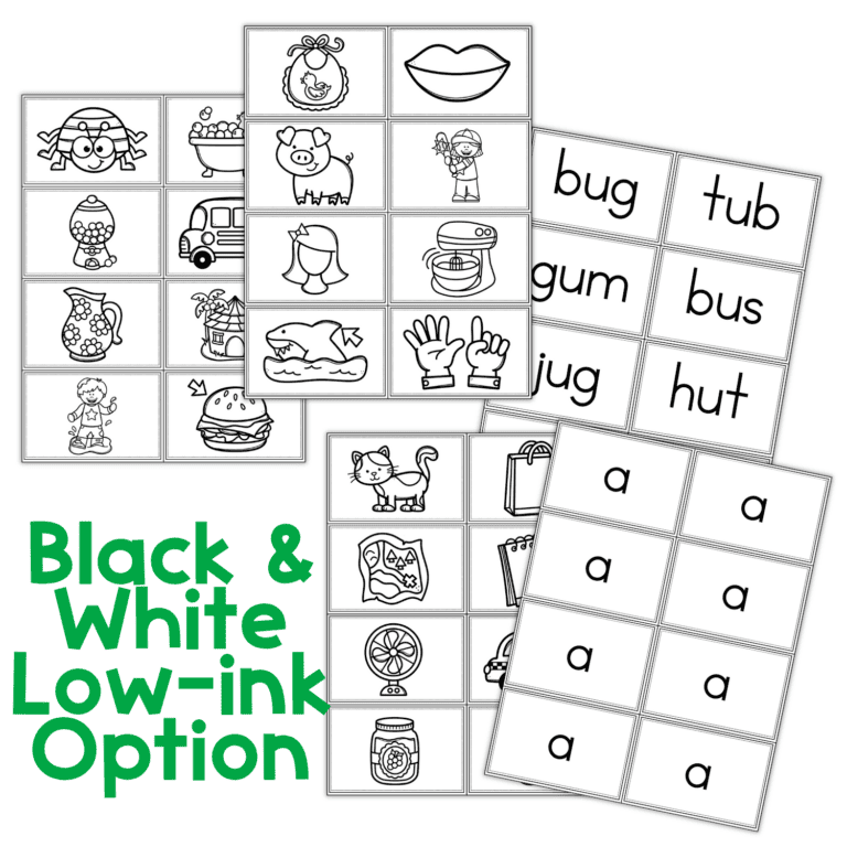 CVC Card Game: Vowel Sound Slap It! - Life Over C's