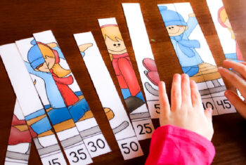 Quick Prep Winter Skip Counting Puzzles {Free Printable}