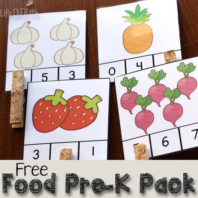 Food Games And Activities Free Printables For Preschoolers