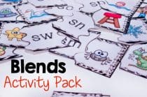 Blends and Digraphs Activity Pack - Life Over C's