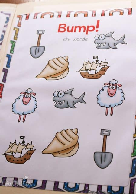 Fun Printable Digraph Bump! Games for Kids - Life Over C's