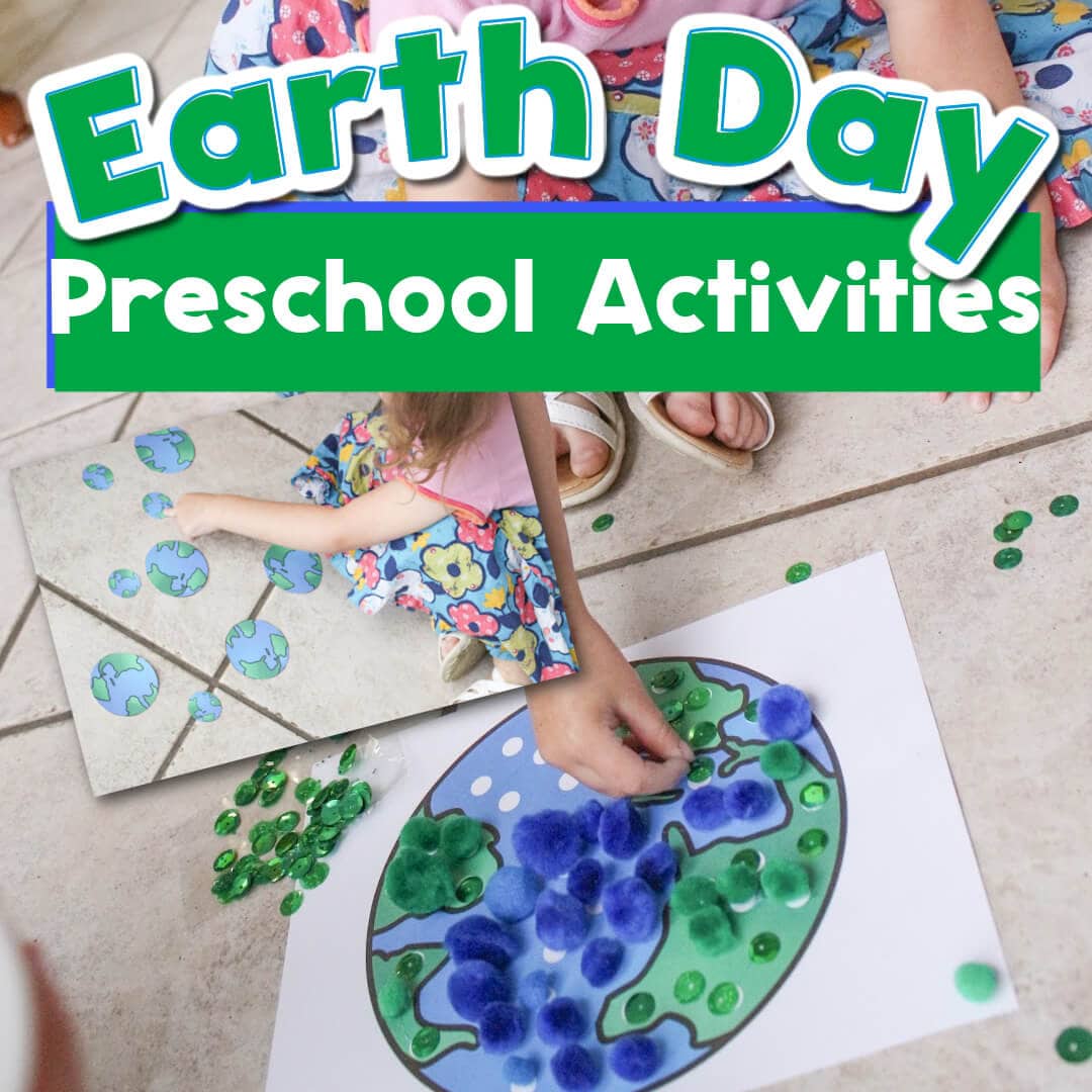 2 Free Printable Earth Day Preschool Activities 🌳🌏