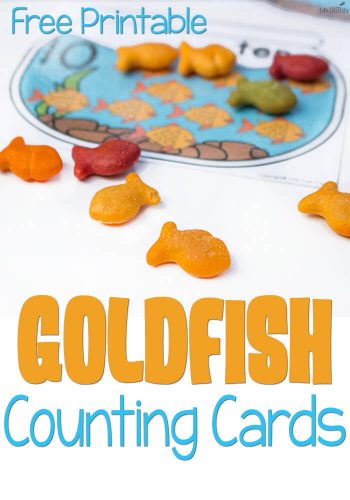 Free Printable Goldfish Counting Cards - Life Over C's