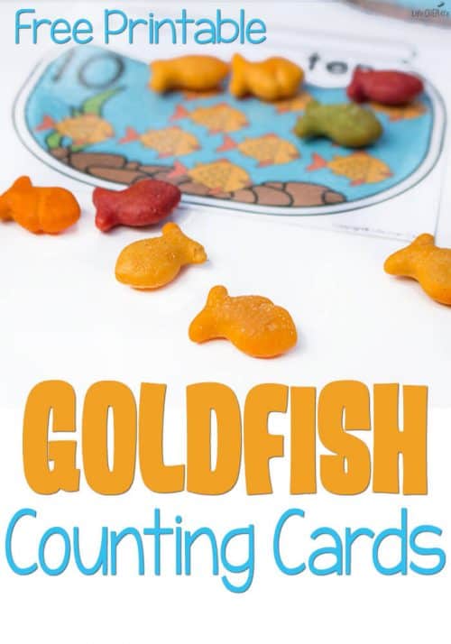 Free Printable Goldfish Counting Cards - Life Over C's