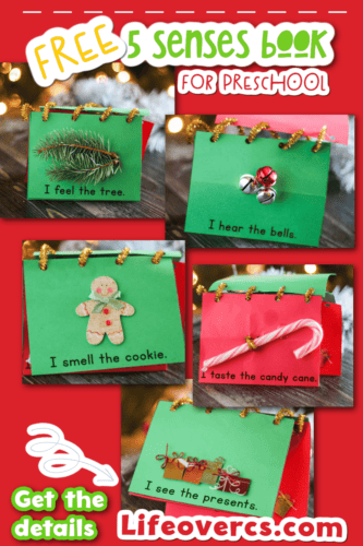 Free Printable Christmas Five Senses Book - Life Over C's