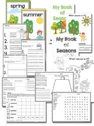 Four Seasons Math & Literacy Pack - Life Over C's