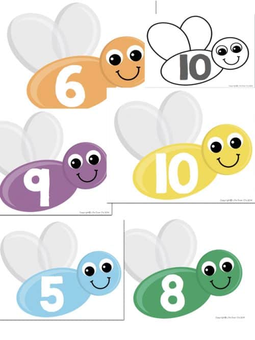 Addition Facts Within 10: Swat the Sum Game - Life Over C's