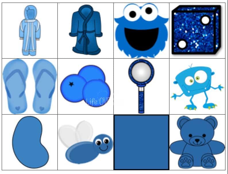 Free Printable Matching Colors Busy Bag