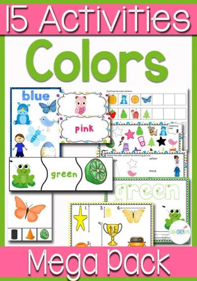Color Recognition Math & Literacy Pack: 15 Activities!
