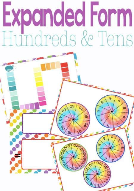 Expanded Form Hundreds & Tens Game - Life Over C's