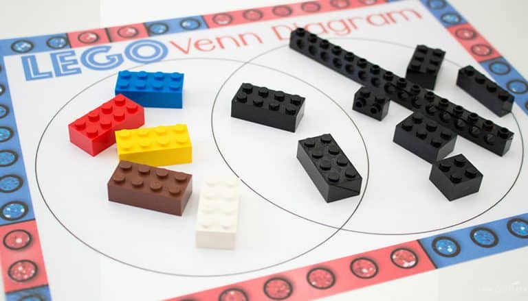 Free Printable Classifying LEGO Diagrams for Kids