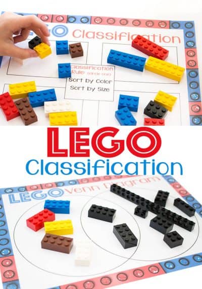 Free Printable Classifying LEGO Diagrams for Kids