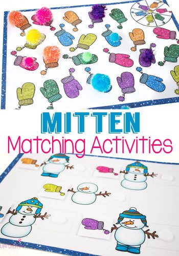 Mitten Matching Activities for Preschool