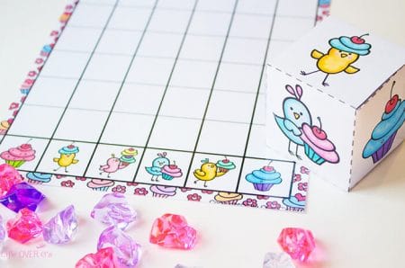 Free Printable Cupcake Graphing Activity for Valentine's Day
