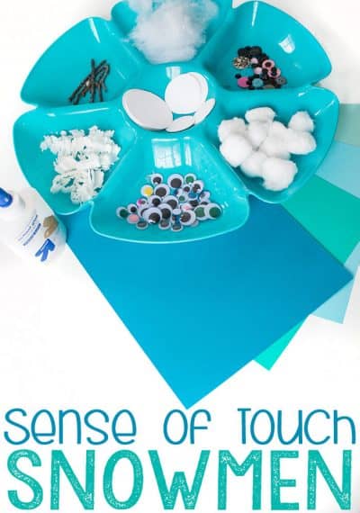 Exciting Sense of Touch Snowman Craft for Preschoolers