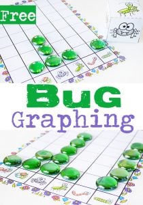 Free Printable Bug Graphing Dice Game - Life Over C's