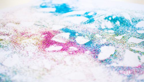 Easy & Fun Glitter Printing Process Art Activity
