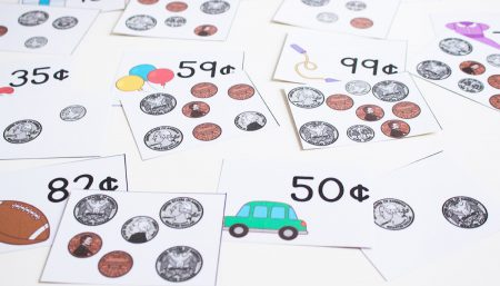 Free Printable Money Game for Kids: Counting Coins