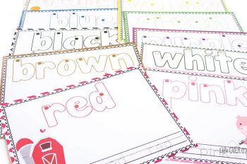 Color Recognition Math & Literacy Pack: 15 Activities!