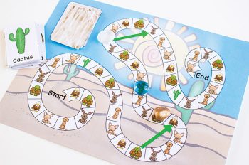 Free Printable Desert Animal Game for Preschoolers
