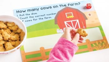 Free Printable Cows on the Farm Counting Game for Kids