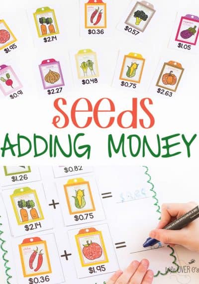 Garden Math Adding Money Free Printable 💰