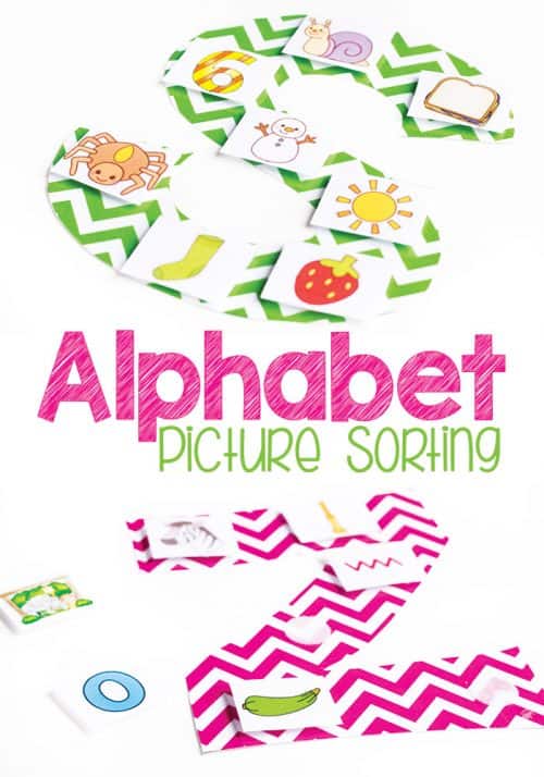 Printable Alphabet Picture Sorts for Beginning Sounds