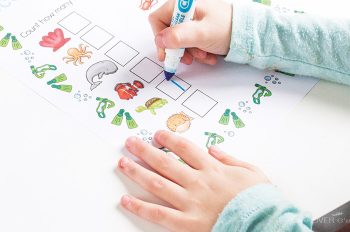 Free Printable Ocean I Spy Counting Activity for Preschool