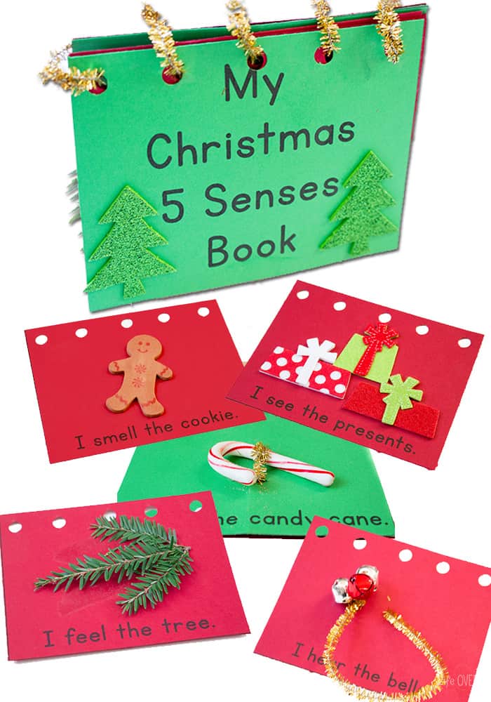 My Christmas Five Senses Book: Free Printable - Life Over C's