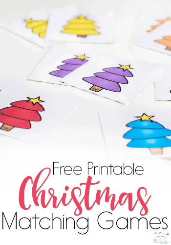 Free Printable Christmas Tree Matching Activities for Kids