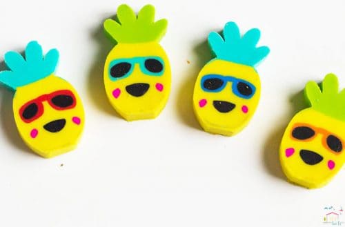 Free Printable Pineapple Mini Eraser Math Activity Pack