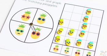 Free Printable Pineapple Mini Eraser Math Activity Pack