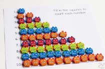 Free Printable Robot Mini Eraser Math Activity Pack