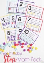 Free Printable Star Mini Eraser Math Pack - Life Over C's