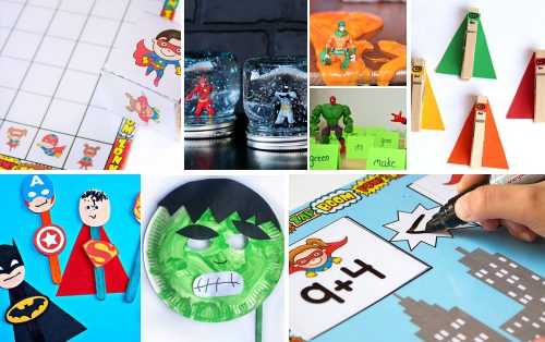 30+ Kindergarten and Preschool Superhero Theme Activities