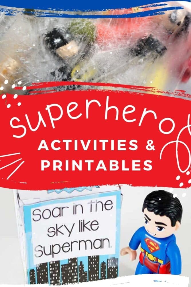 30+ Kindergarten and Preschool Superhero Theme Activities