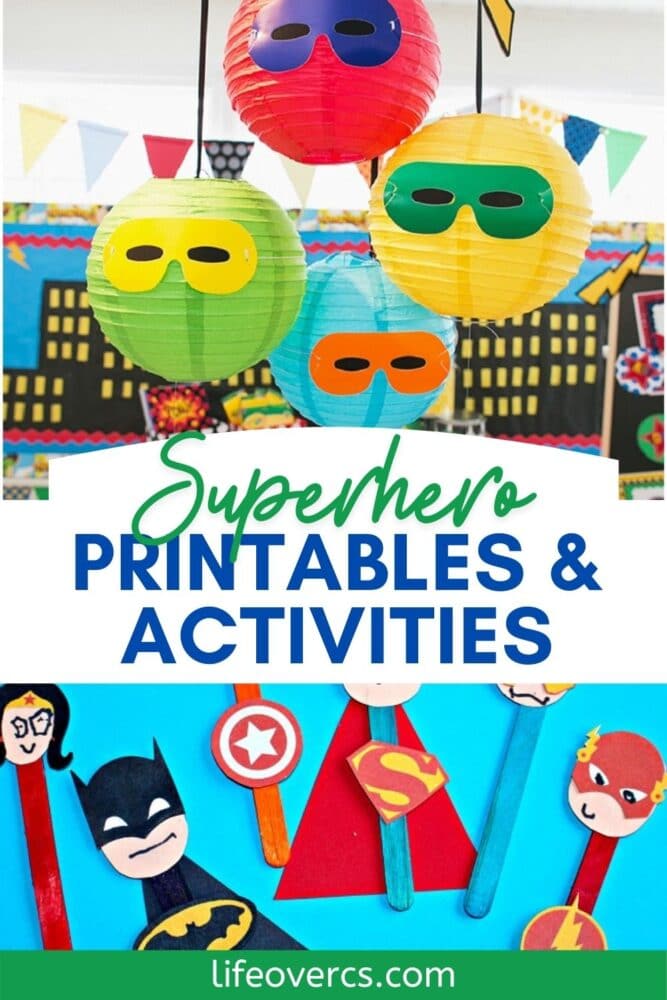 30+ Kindergarten and Preschool Superhero Theme Activities