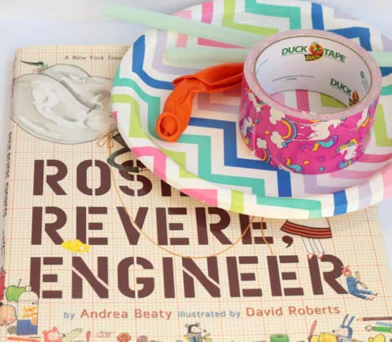 Rosie Revere Engineer Paper Plate Hovercraft STEM Activity