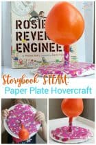 Rosie Revere Engineer Paper Plate Hovercraft STEM Activity