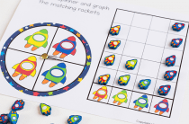 Free Printable Rocket Mini Eraser Math Activity Pack